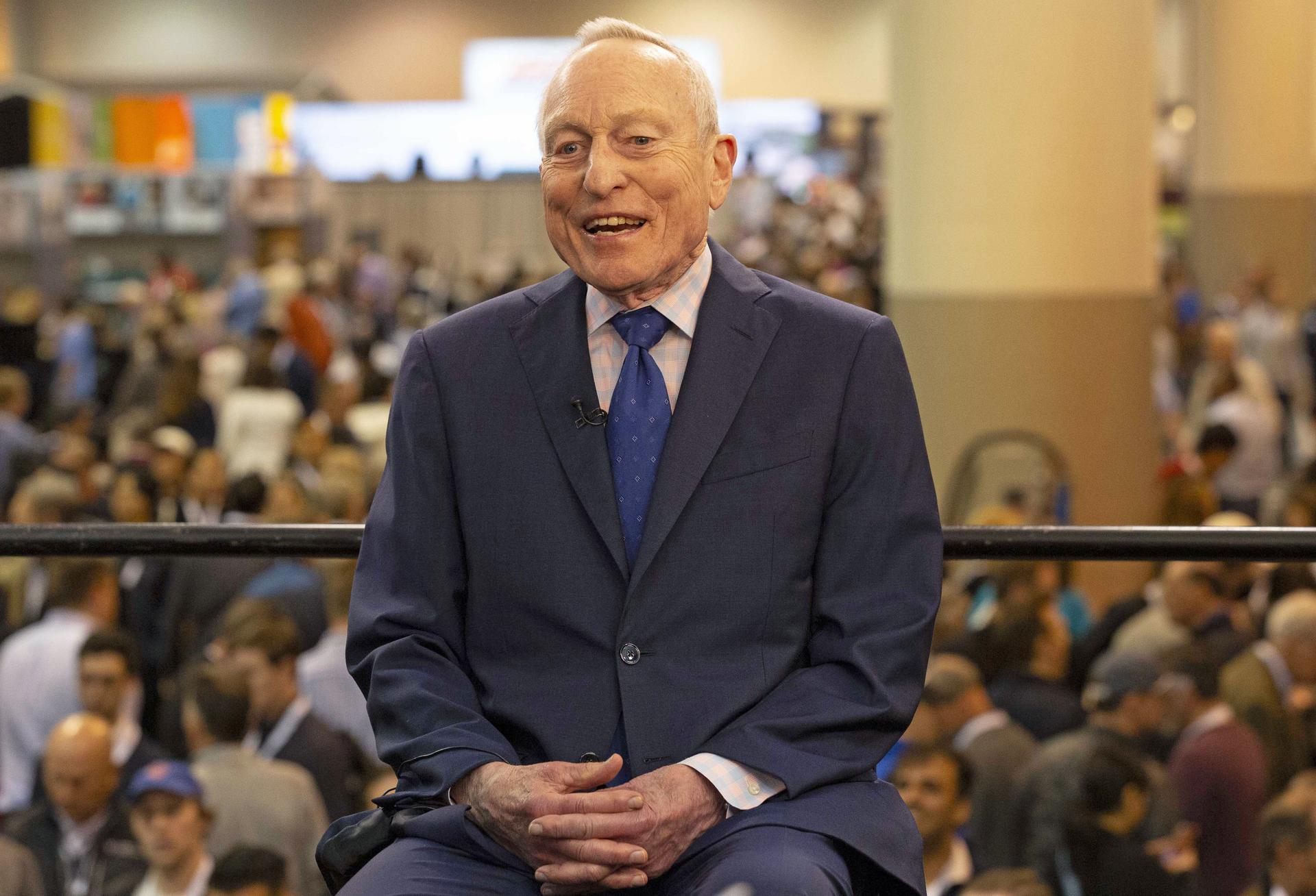 Berkshire board member Ron Olson during a CNBC interview at the 2024 annual shareholders meeting ...